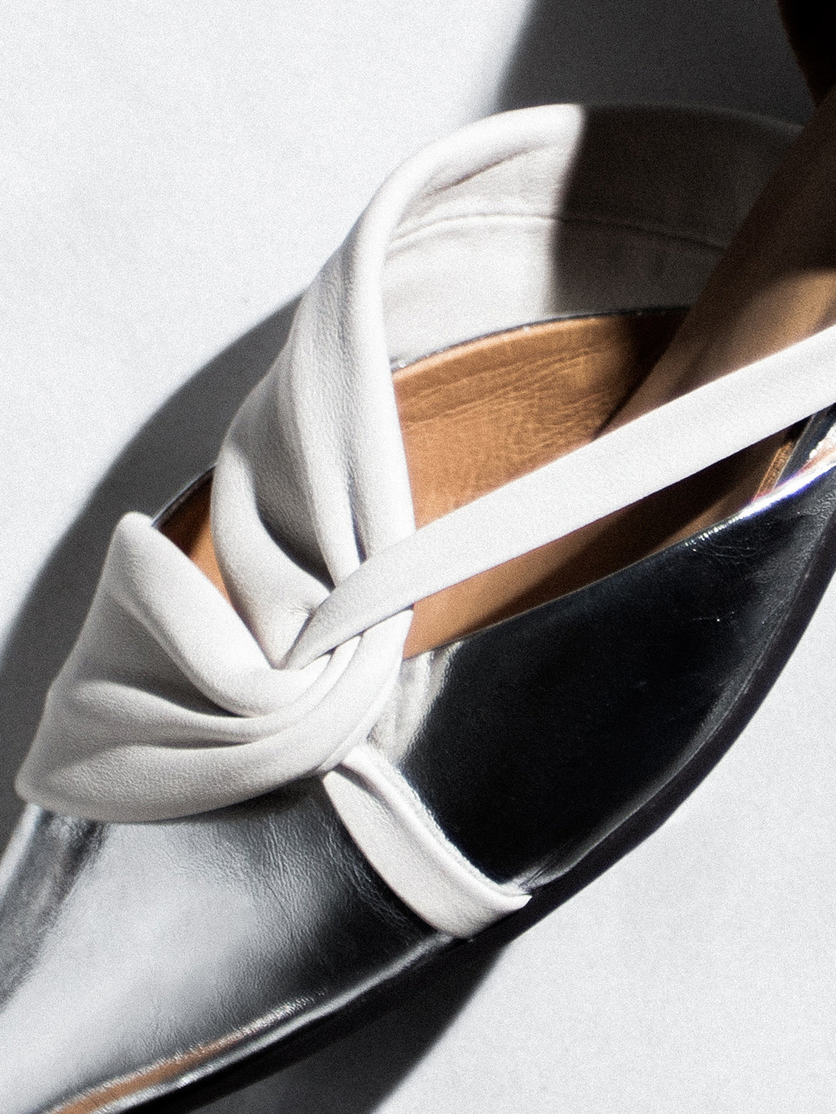 LEATHER LAB - Round-Heel Strapped Pumps
